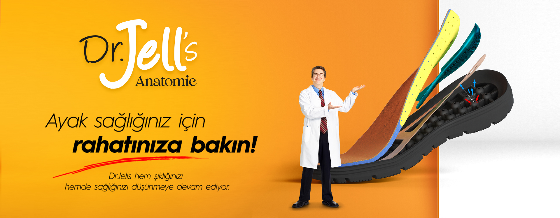 Jel Tabanlı Sağlıklı Ayakkabı Markası Modelleri | Dr. Jell's